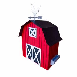 3d Barn Papercraft|D-1243227