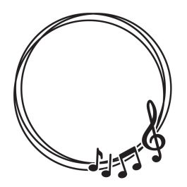 Musical notes frame|D-1240397