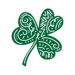 Clover with doodles|D-1255496