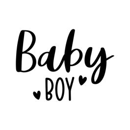 Baby Boy New Baby Newborn Pregnancy Quote Script|D-1249362