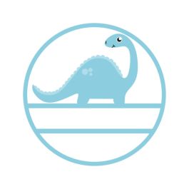 Round Dino Name|D-1250703