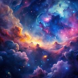 Rainbow Space Galaxy