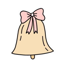 cute christmas bell sticker|D-1236595