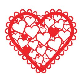 Frilly Intricate Heart|D-1227538