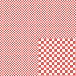 Rose Red and White Checker Pattern|D-1232608