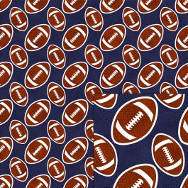 blue football pattern