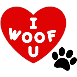 i woof u heart|D-1244434
