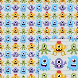 monsters pattern