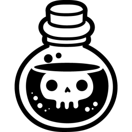 simple poison vial|D-378782