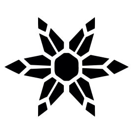 Whimsical Chunky Snowflake Crystal|D-1233918