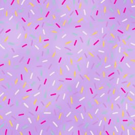Purple Sprinkles Hand Drawn Background Pattern