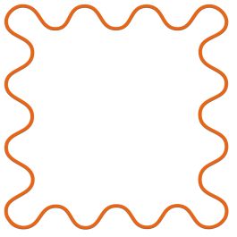 Wavy Square Border
