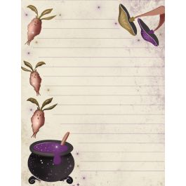 Witch Notebook Scrapbooking Page