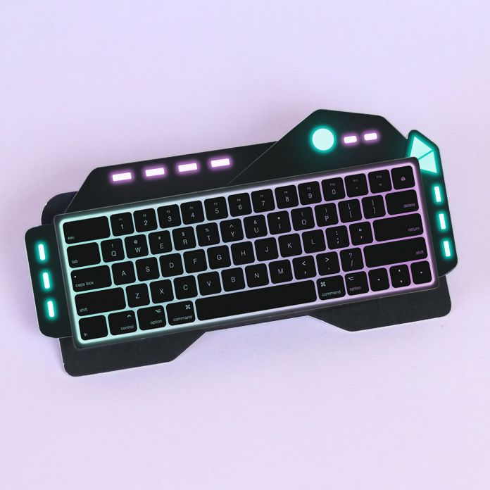 Lilac Gaming Keyboard Box|D-381094