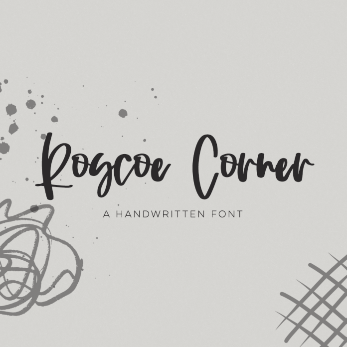 Roscoe Corner Script Font