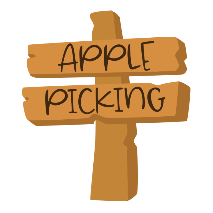 Apple Picking Sign|D-375118