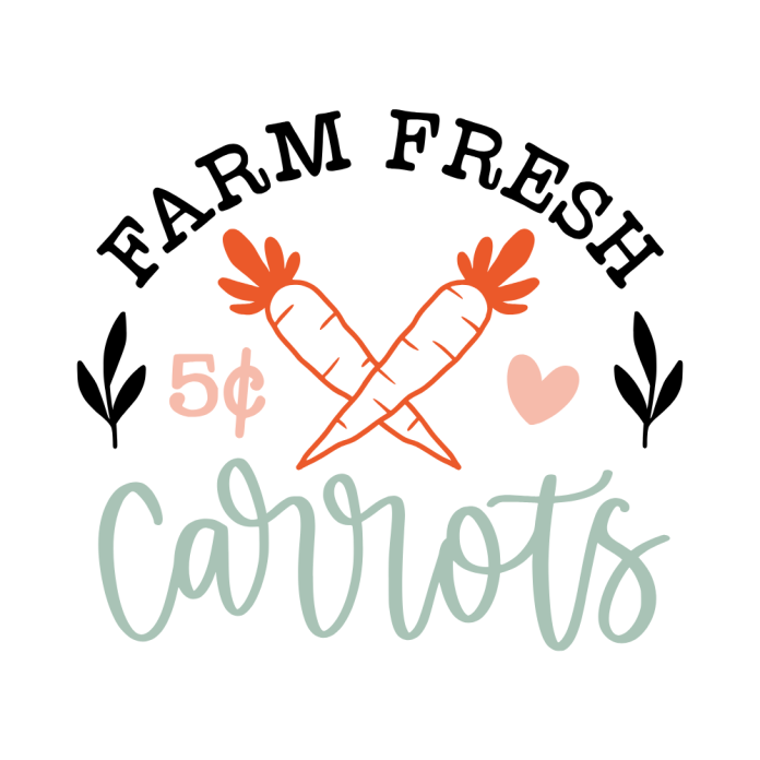farm fresh carrots cute easter sign|D-1248330