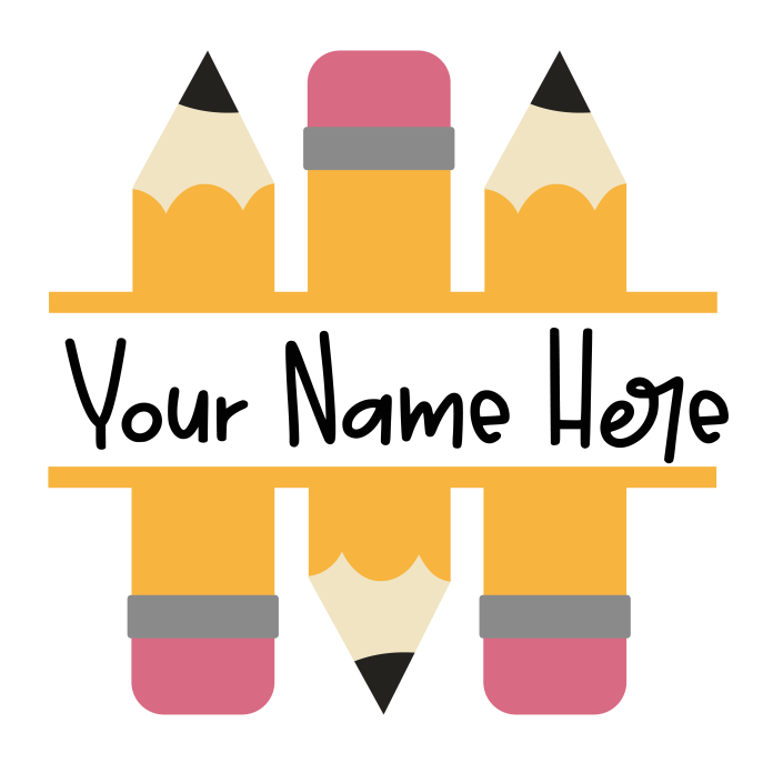 Pencil Name Design