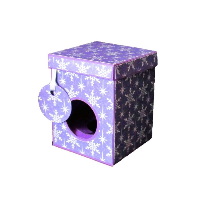 50mm Christmas bauble/ornament box with lift back lid|D-1225780