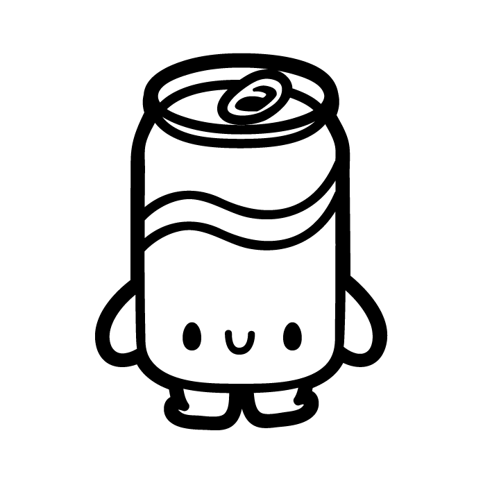 chibi soda can