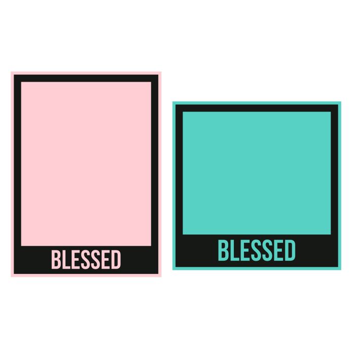 Blessed Retro Photo Frames
