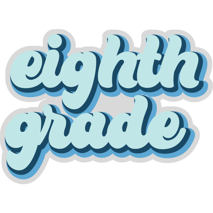 Eighth Grade Sign