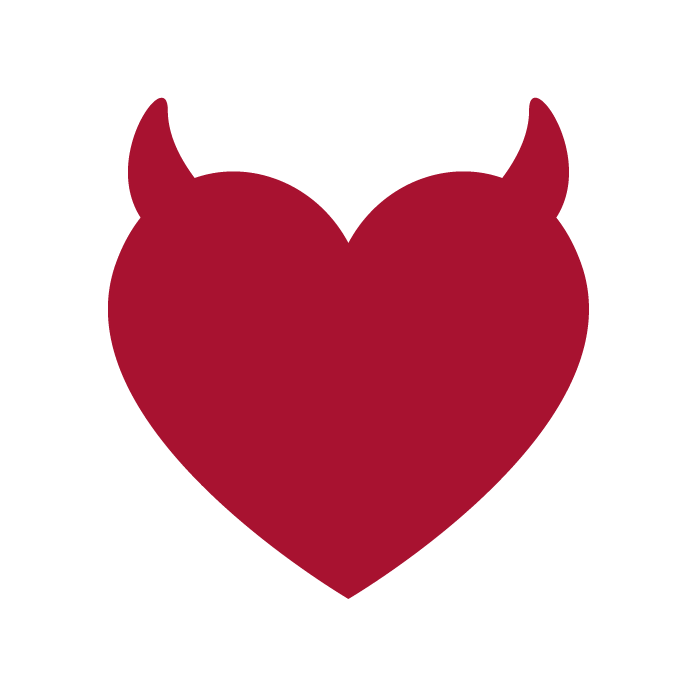 simple devil heart
