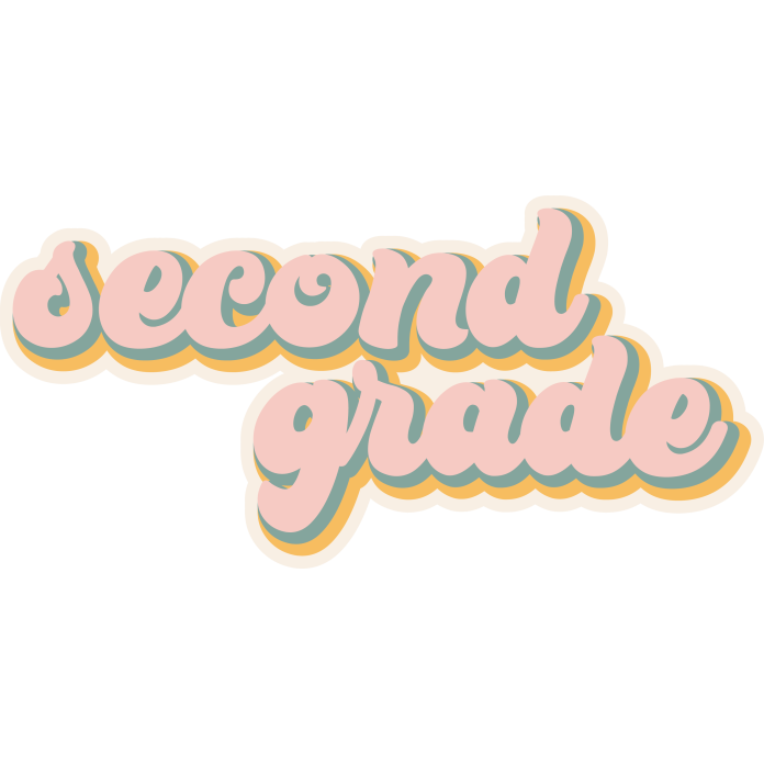 School Sign Second Grade