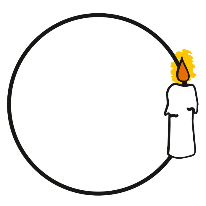 Candle Circle Frame