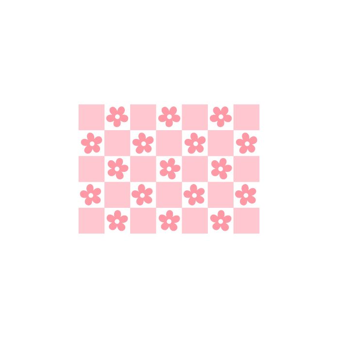 Checkerboard Flowers
