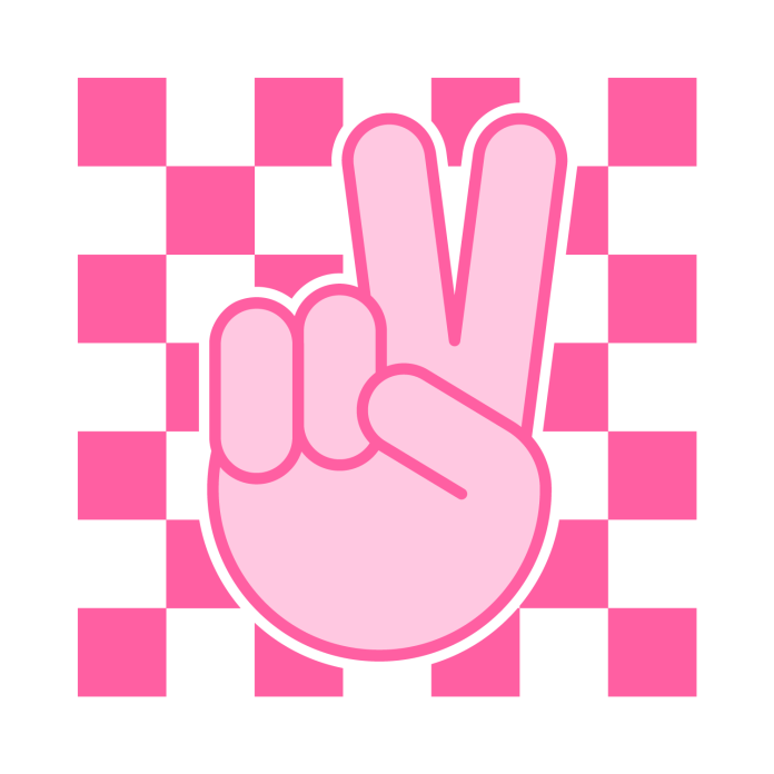 Checkered Peace Sign SVG | Peace SVG|D-1238650