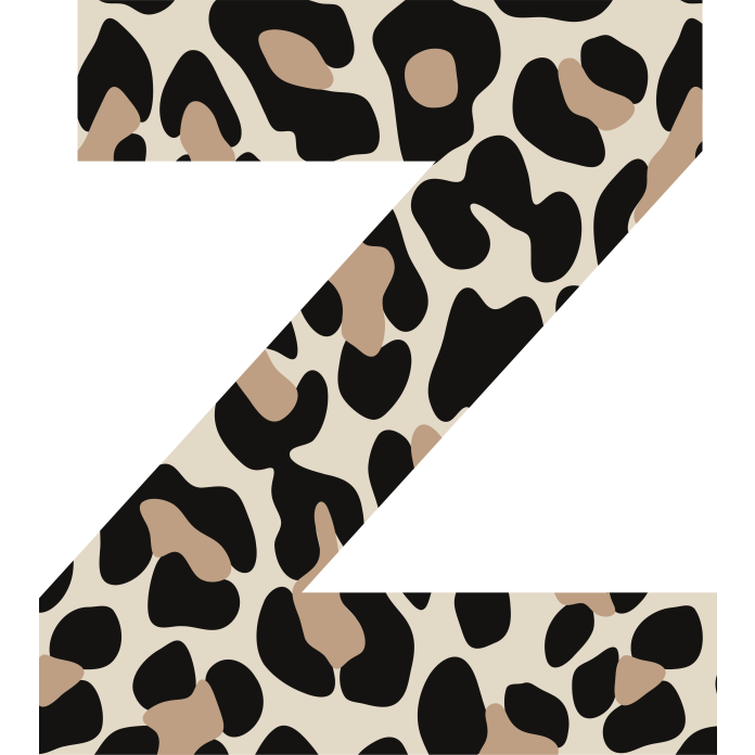 Cheetah Letter Z|D-1233184