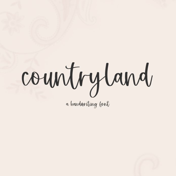 Countryland Script Font