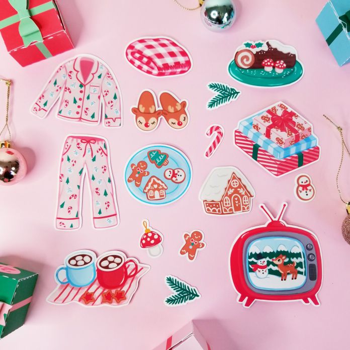 Cozy Christmas Stickers|D-1235114