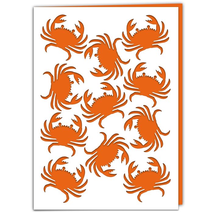 Crabs Greetings Card