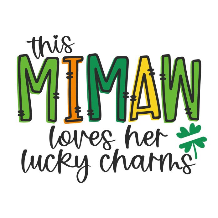 This Mimaw Loves Her Lucky Charms|D-1252341