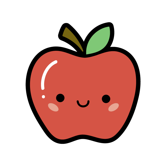 kawaii apple
