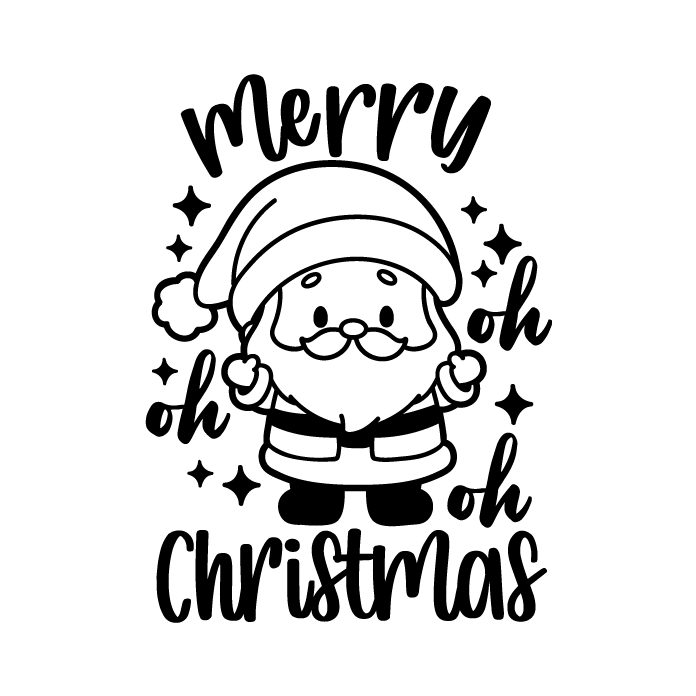 cute santa claus merry christmas lineart|D-1230857