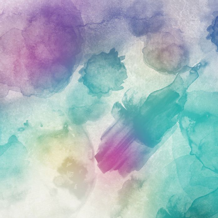 Magical Watercolor Background Pattern