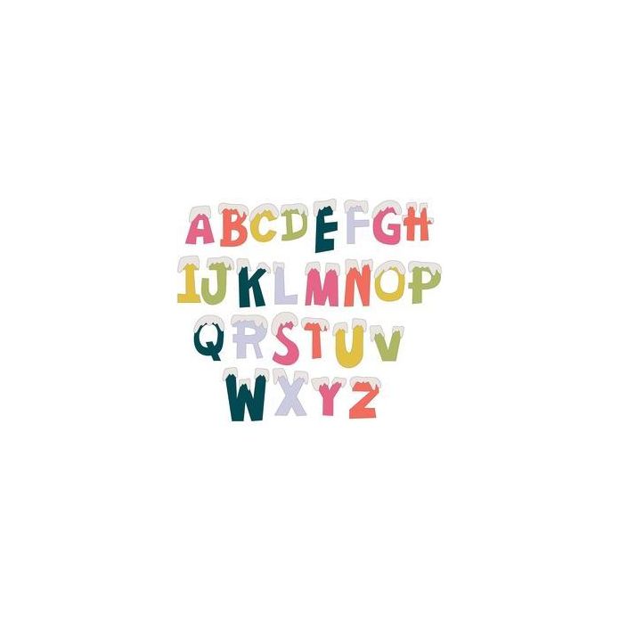 eskimo pie uppercase alphabet