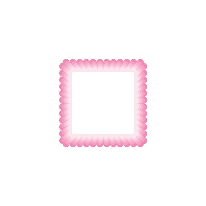 Scallop Square Nested Frames