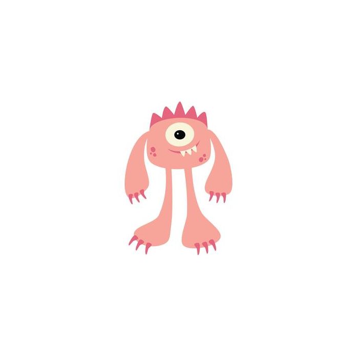 one eyed pink monster