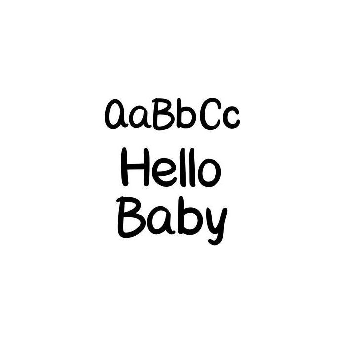 hello baby font