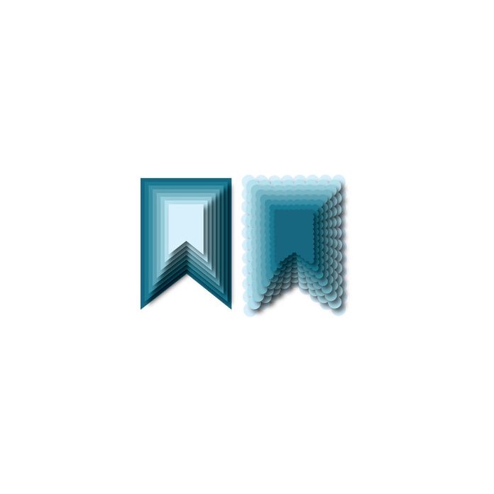 nested scallop banner