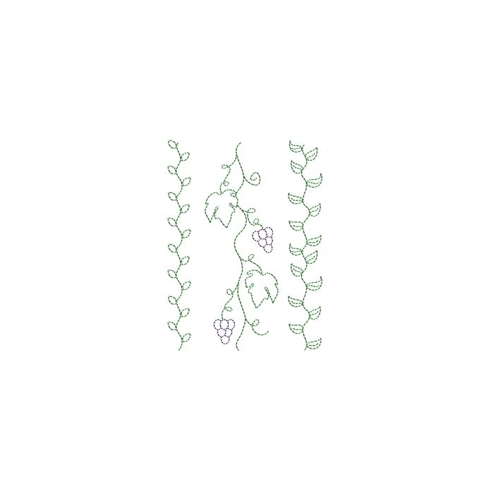 stitching templates - vines