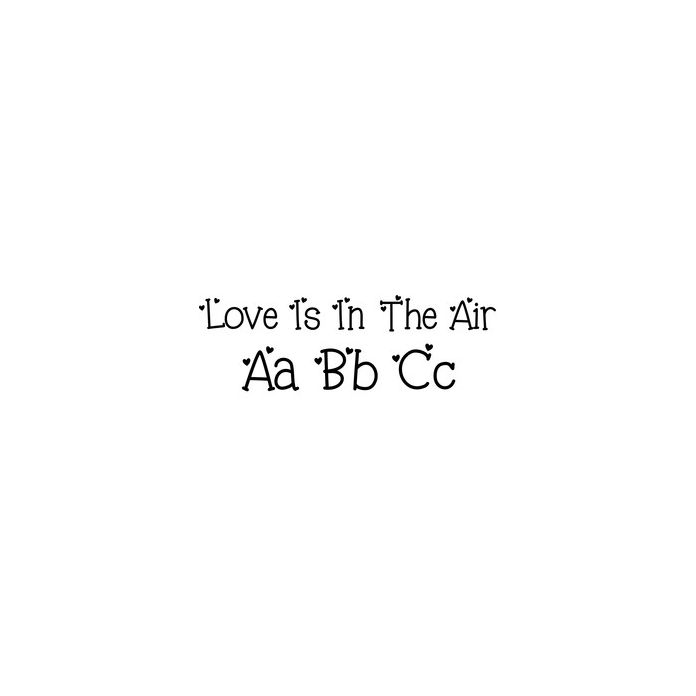 love is in the air font