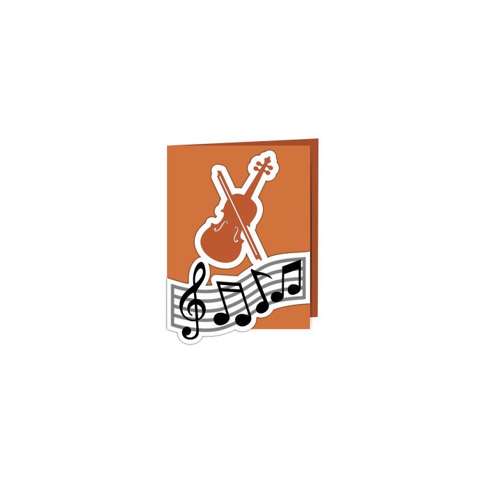 violin card