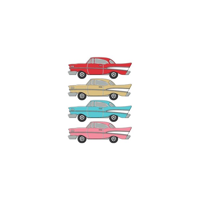 auto retro chevy print and cut