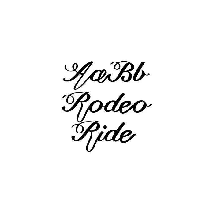 rodeo ride font