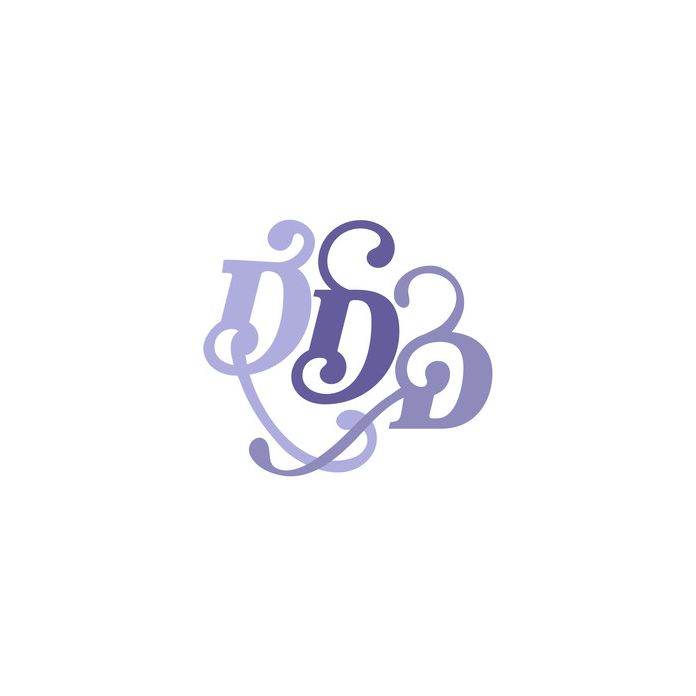 supreme swash monogram letters d